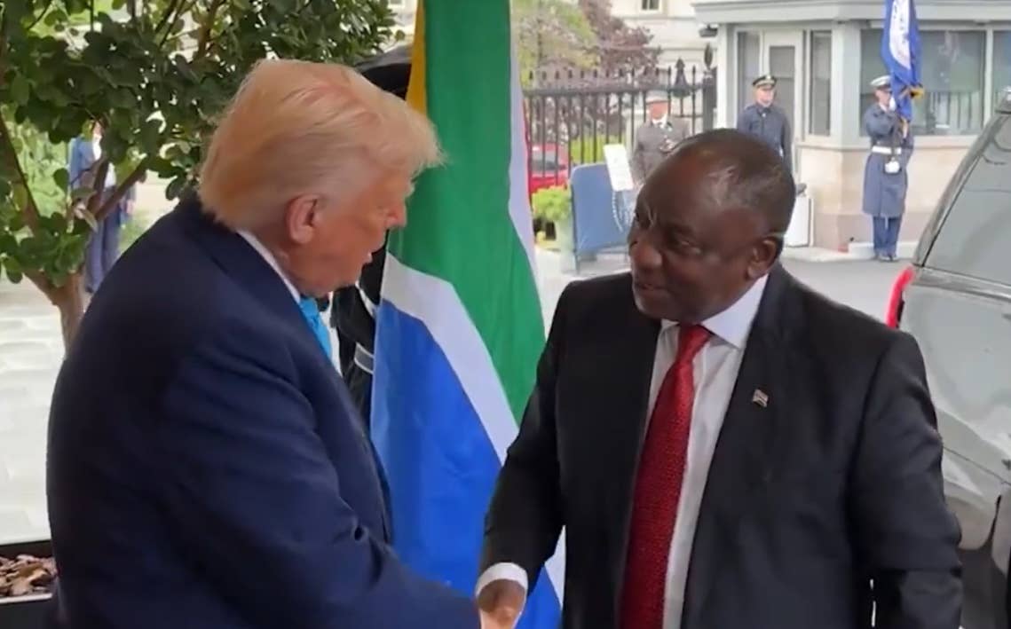 Trump Falsely Claims White Farmer Memorial is “Burial Site” - MeidasTouch