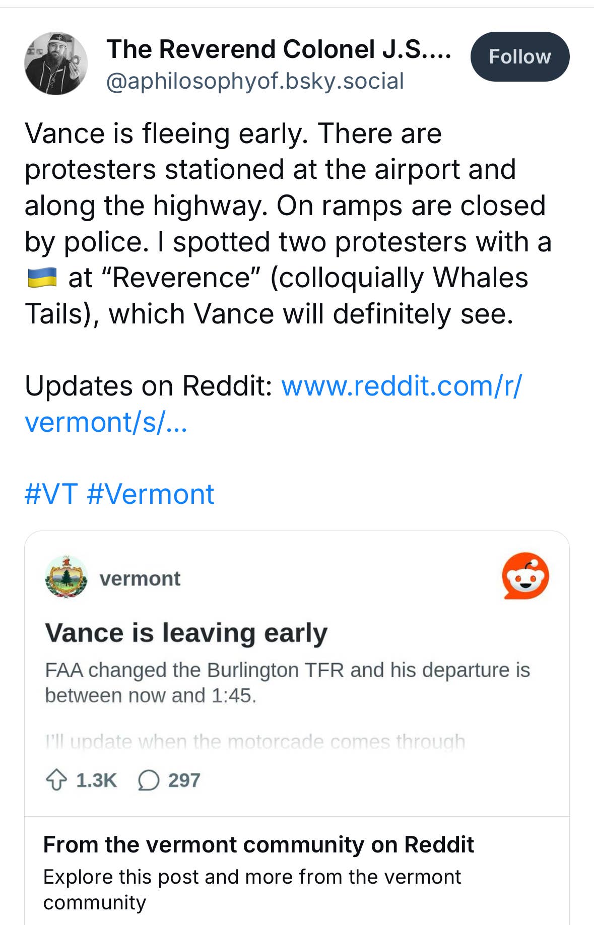 Protestors Drive JD Vance Away From a Ski Vacation in Vermont - MeidasTouch