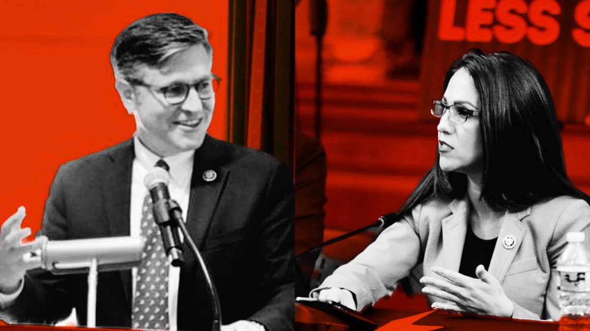 Lauren Boebert Implied Speaker Mike Johnson May Need to Be Vacated ...