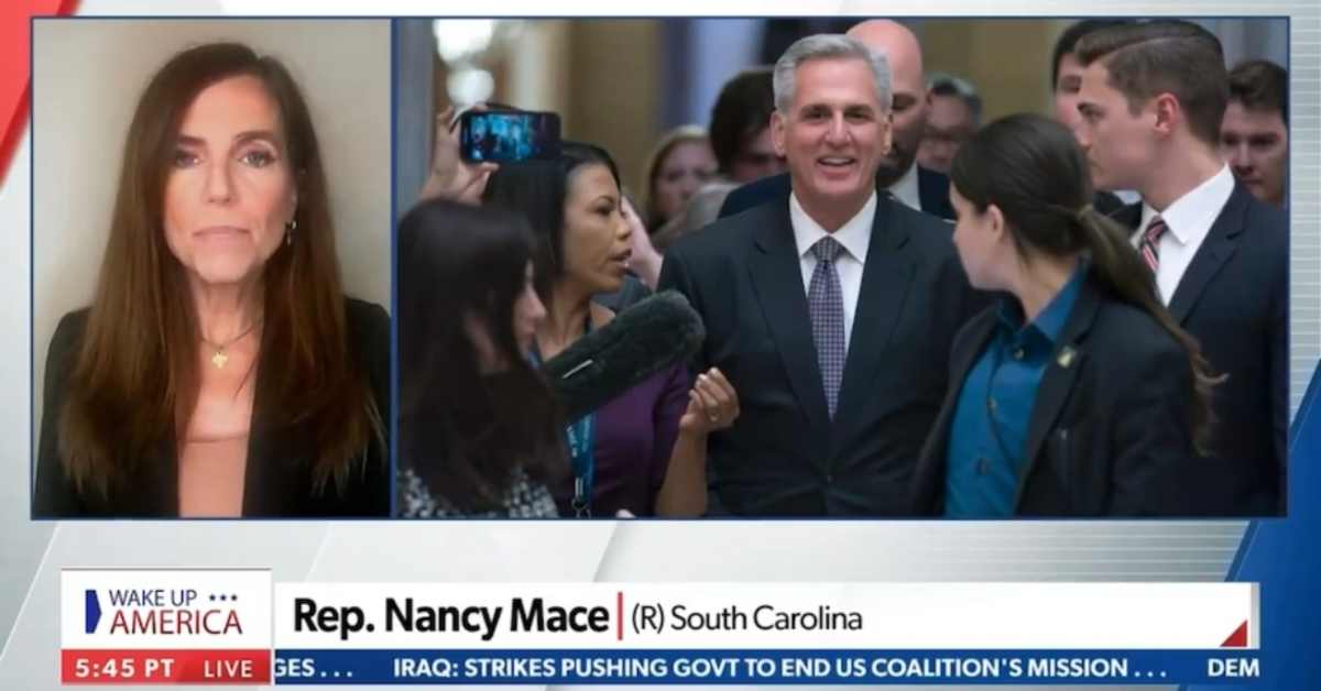 Nancy Mace Blasts Kevin McCarthy for Supporting Her Opponent ...