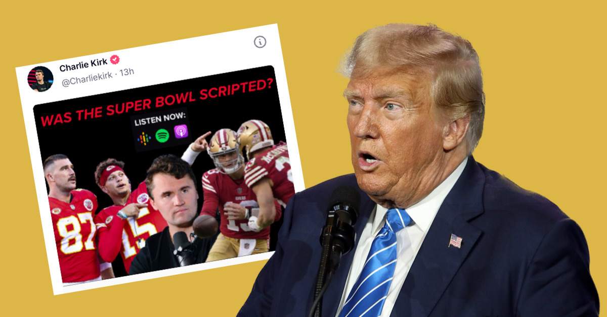 Anti-MLK Charlie Kirk Partners with Trump's Truth Social for Super Bowl Conspiracy Ads ...