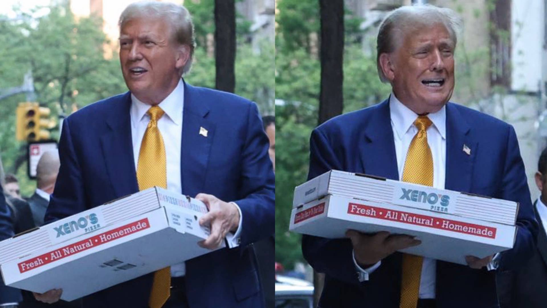 Trump Redelivered Already Delivered Pizzas to New York Firefighters ...