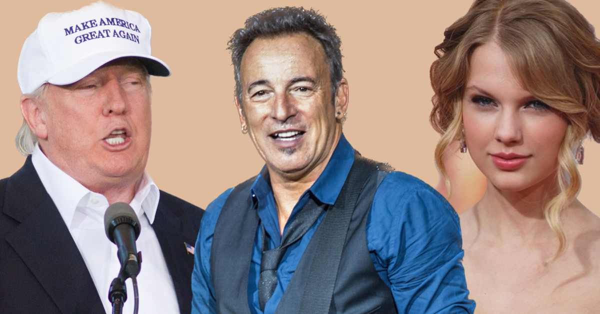 Trump Boasts He "Shows Up" Taylor Swift and Bruce Springsteen in New ...