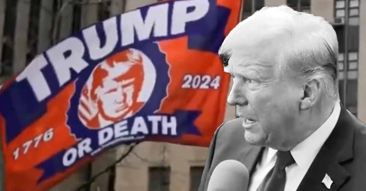 Trump Posts “Trump or Death” Flag Video to Truth Social - MeidasTouch News