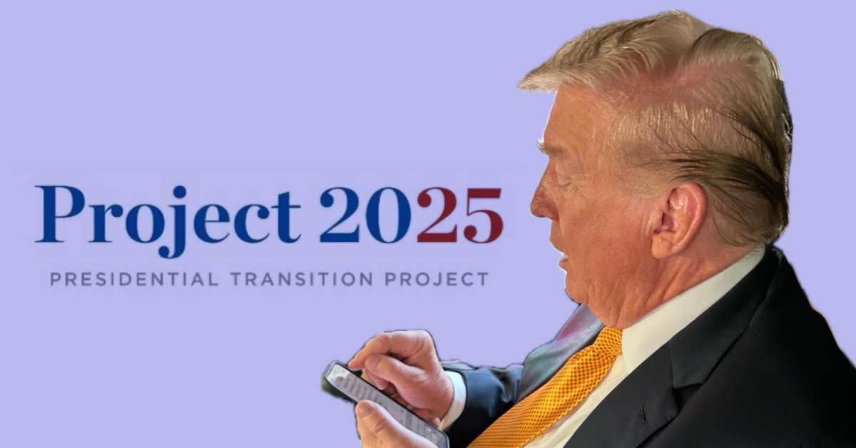 Oops! Trump Admits "Numerous" Trump Officials "Involved in Project 2025 ...