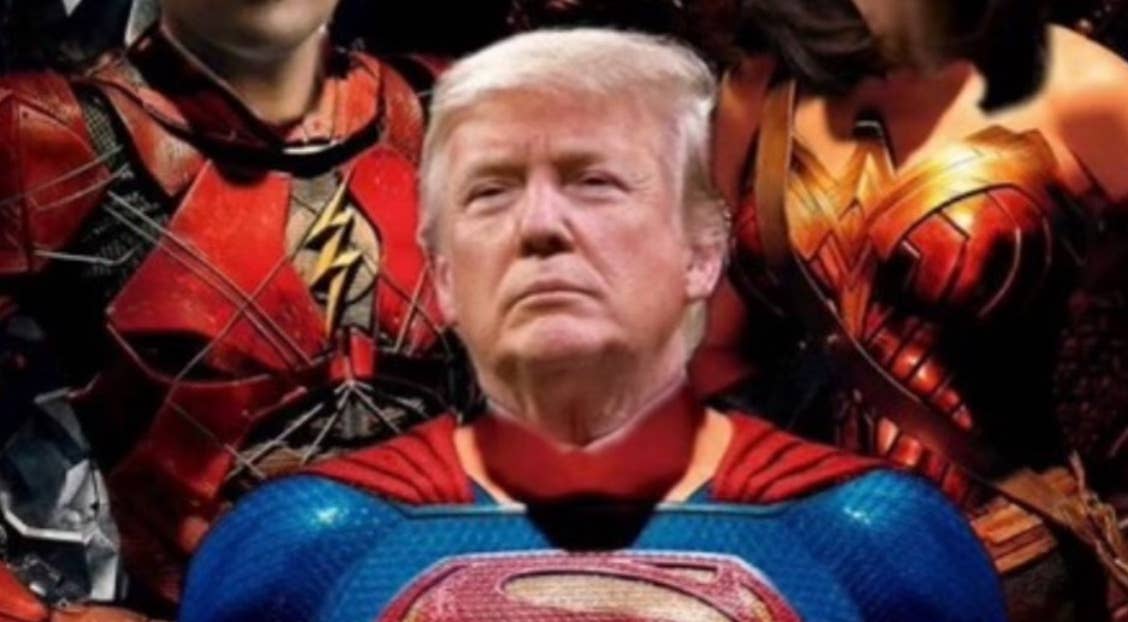 Trump Posts Picture of Himself as Superman, JD Vance as Batman ...