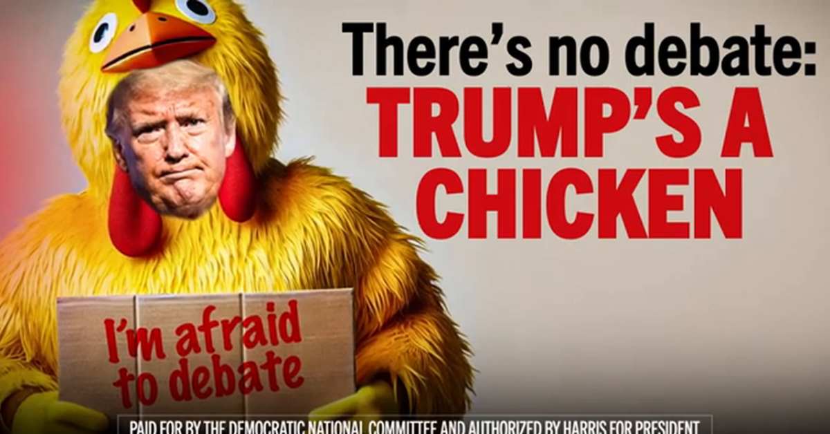 Billboards Featuring Trump in a Chicken Suit Displayed Near Rallies ...
