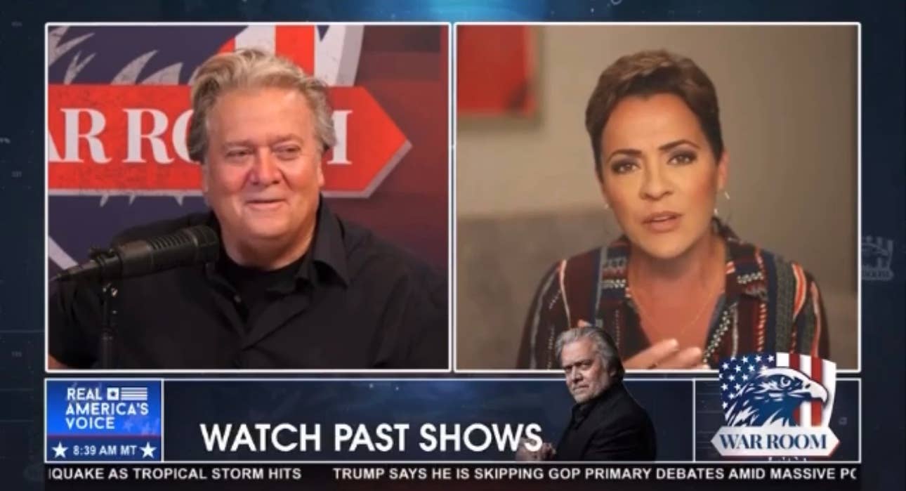 Kari Lake's Ableist Attack on Mitch McConnell Surprises Steve Bannon ...