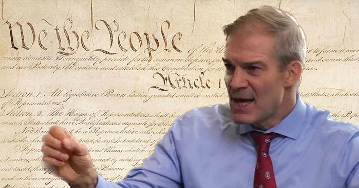 Jim Jordan Once Voiced Support for Changing the Constitution Through a ...