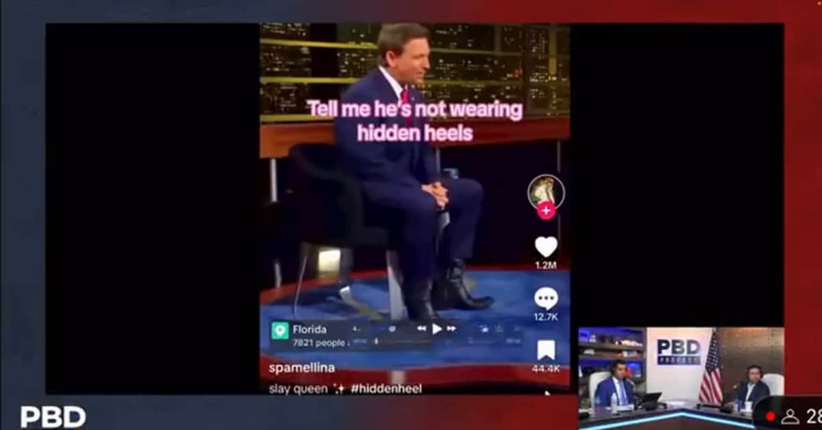 Desantis Confronted on Podcast About His High Heeled Boots ...