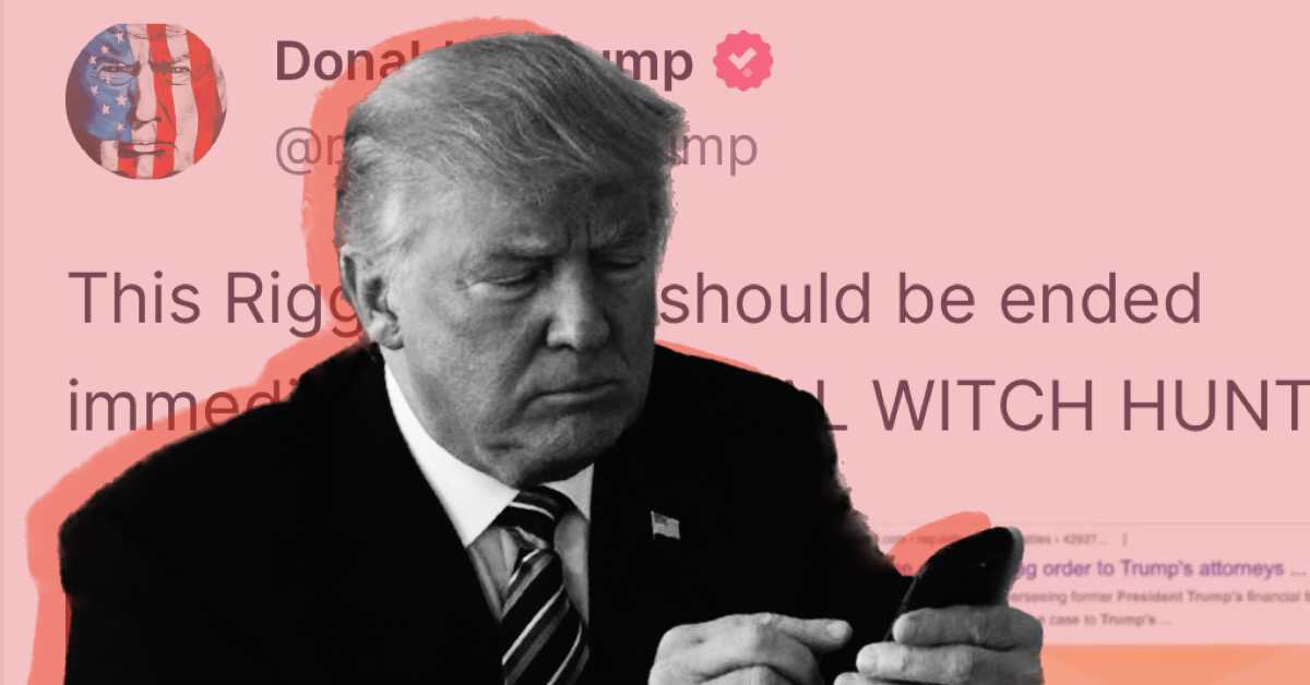 Trump Posts Video Calling Judge Engoron a “Hobo” and Attacking His Law ...