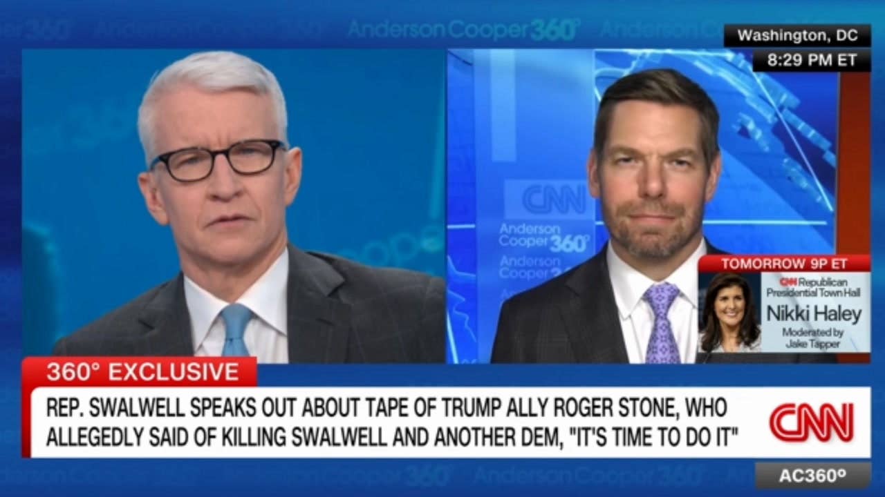 Rep. Eric Swalwell Responds to Roger Stone's Threats: 'They Prefer ...