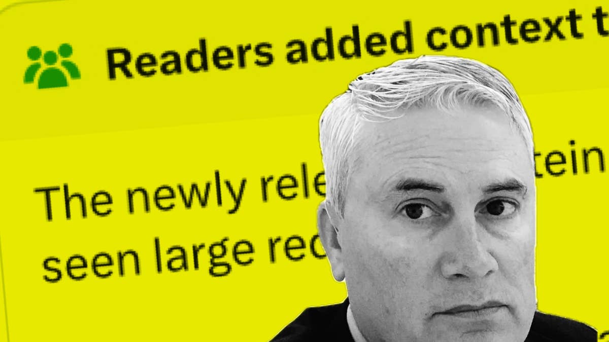 James Comer Slapped With Community Note Over Epstein Files ...