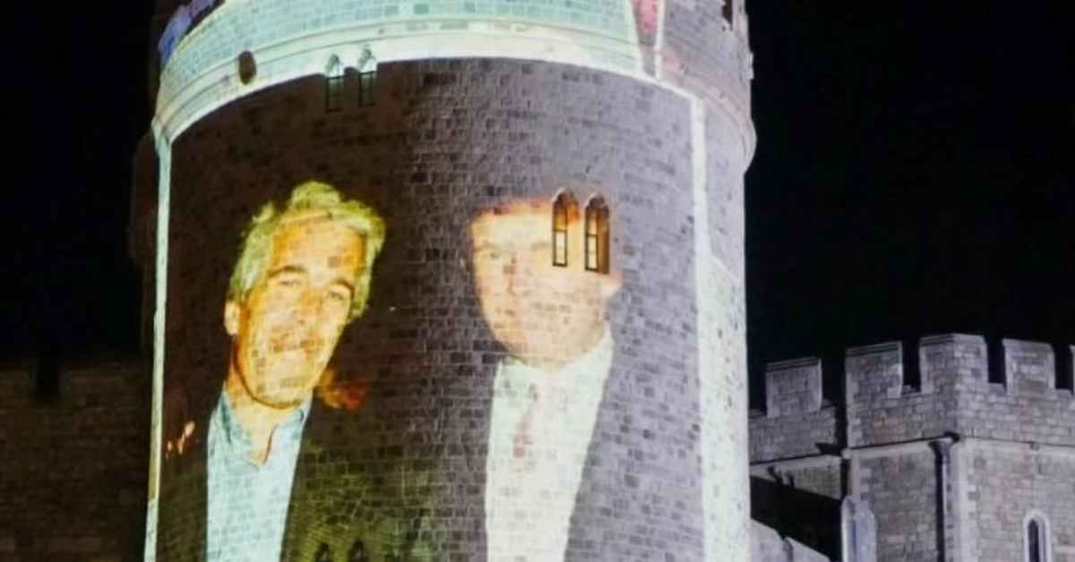 Video of Trump and Epstein Projected on Windsor Castle Ahead of Trump ...
