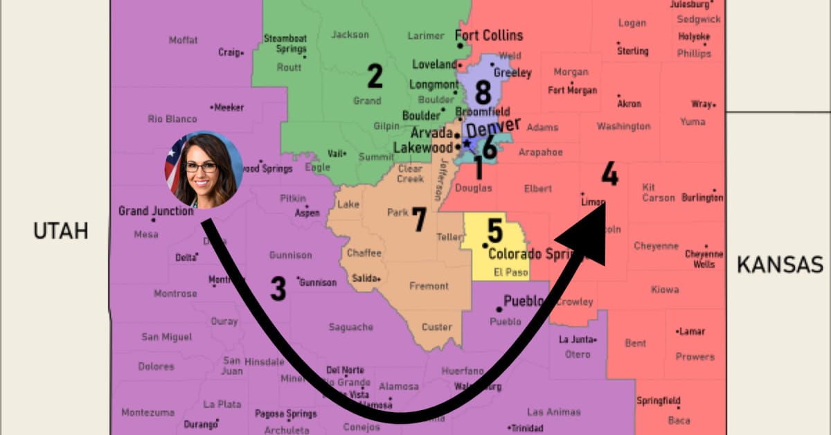 The Physical Size of Colorado's 3rd District Casts Doubt on Lauren ...