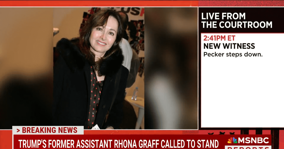 Trump Exec. Assistant Rhona Graff Testifies - MeidasTouch News