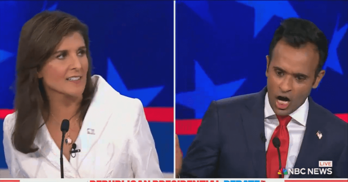 "You're Just Scum": Nikki Haley KO's Vivek During GOP Debate ...