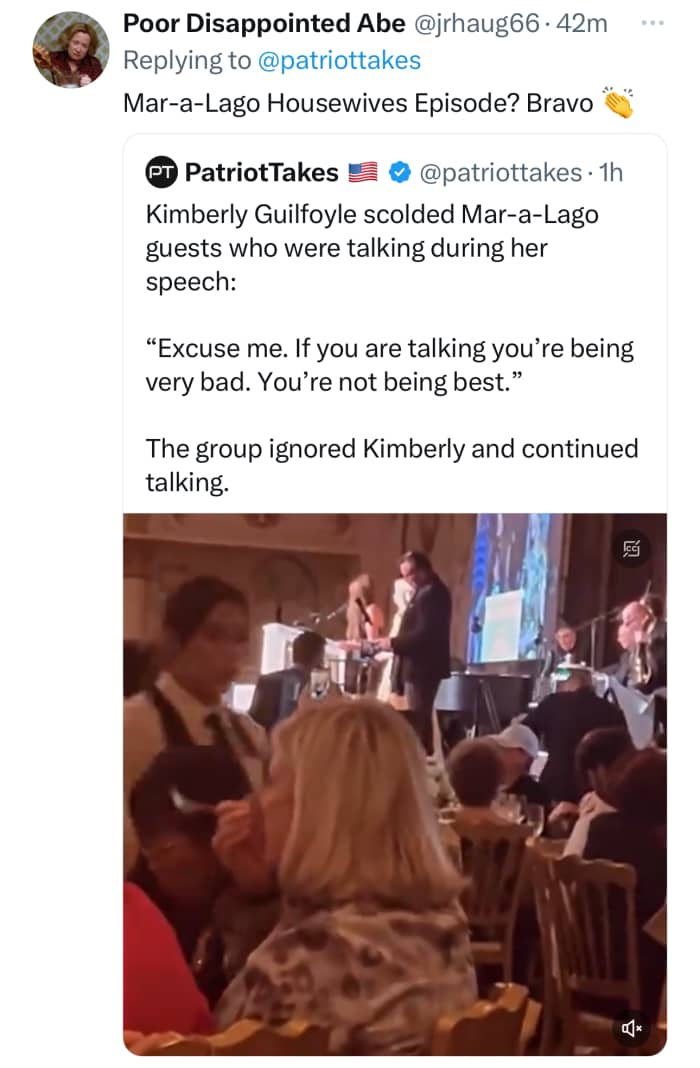 Twitter Reacts to Video of Kimberly Guilfoyle Scolding Mar-a-Lago ...