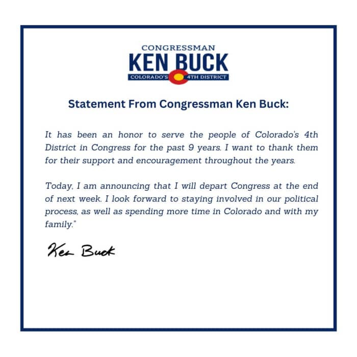 Ken Buck Leaving House Next Week - MeidasTouch News