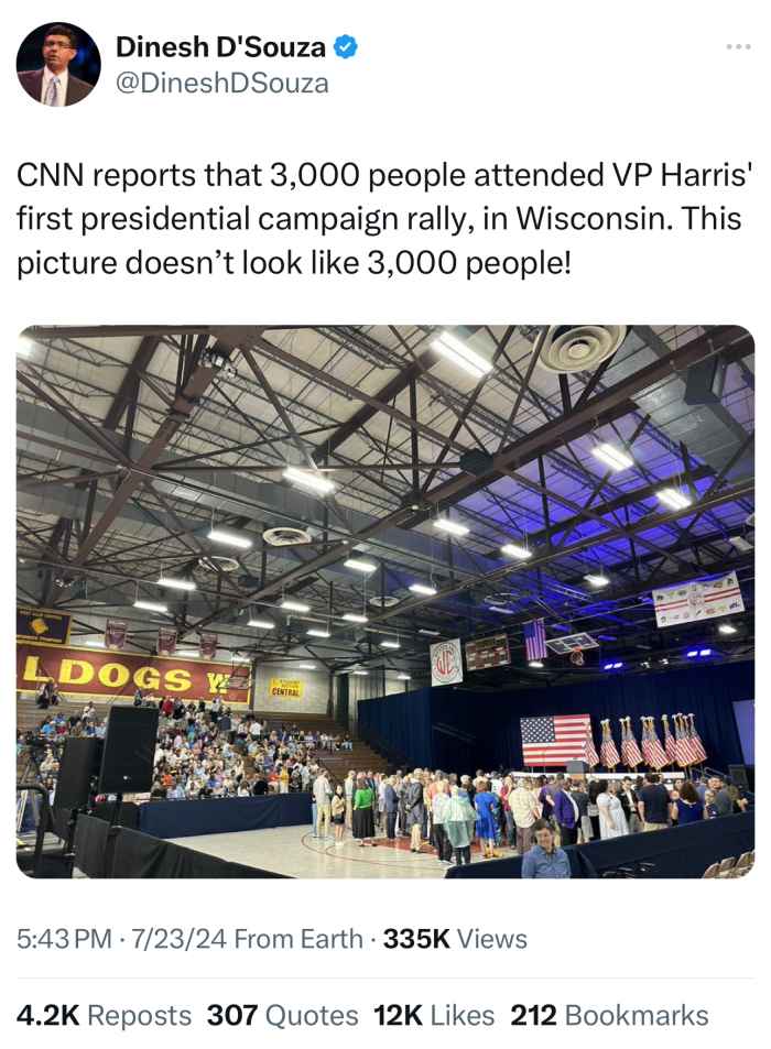 Desperate Trump Campaign Pushes Kamala Harris Crowd Size Hoax ...