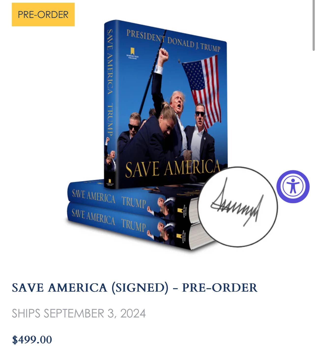 Trump Releases New Book With Assassination Attempt Photo on the Cover ...