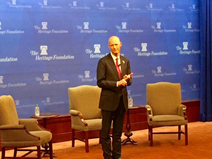 Republican Senator Rick Scott Involved With Project 2025 Launch ...