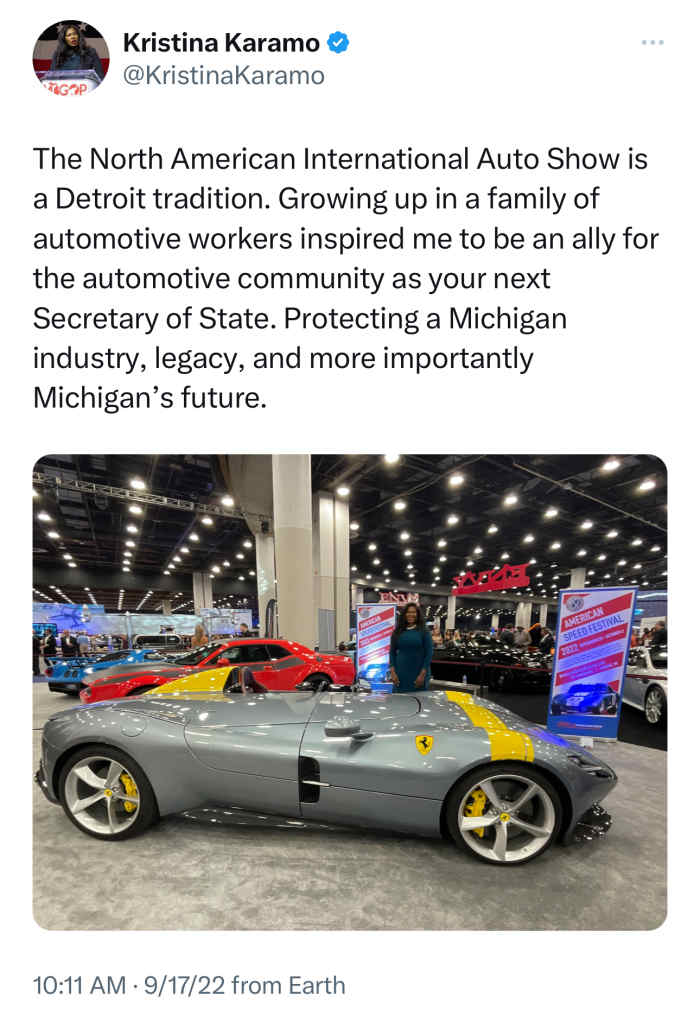 Michigan RNC Chair Warns That Democrats Are Pushing Electric Vehicles ...
