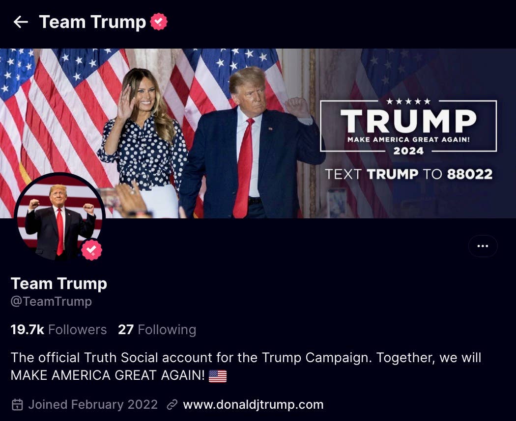 Biden Campaign Surpasses Trump Campaign In Followers On Truth Social In ...