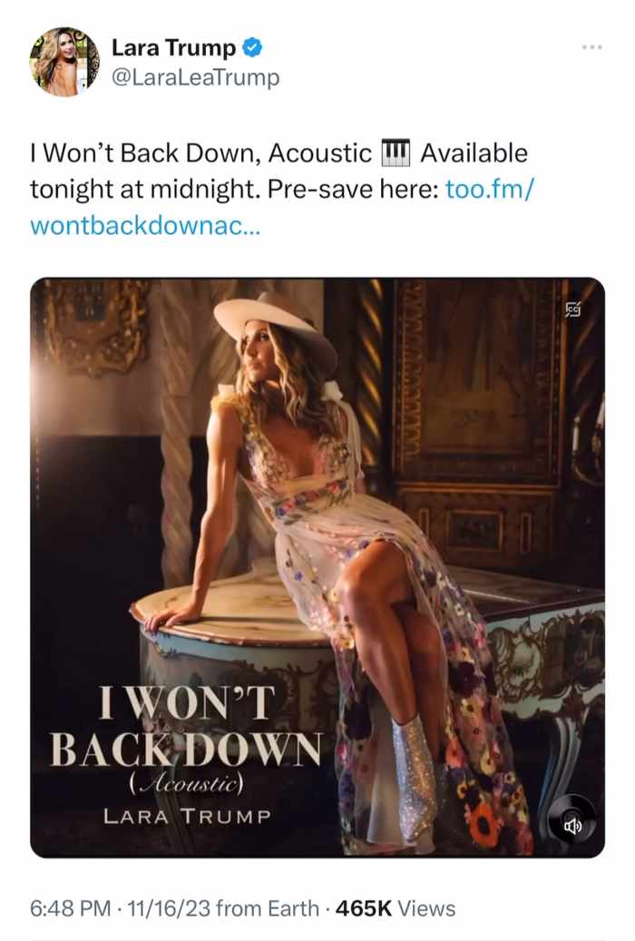 Lara Trump's Latest Tom Petty Cover Fails to Crack iTunes Top 200 Chart ...