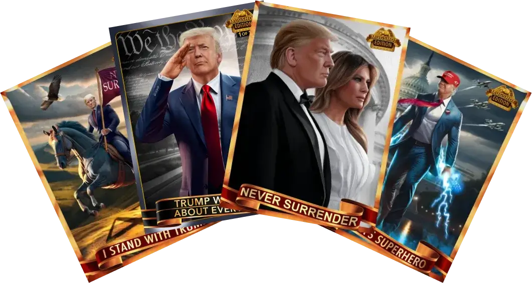 Trump Launches Arrest-Worn Suit and "Mugshot Edition" Trading Cards ...