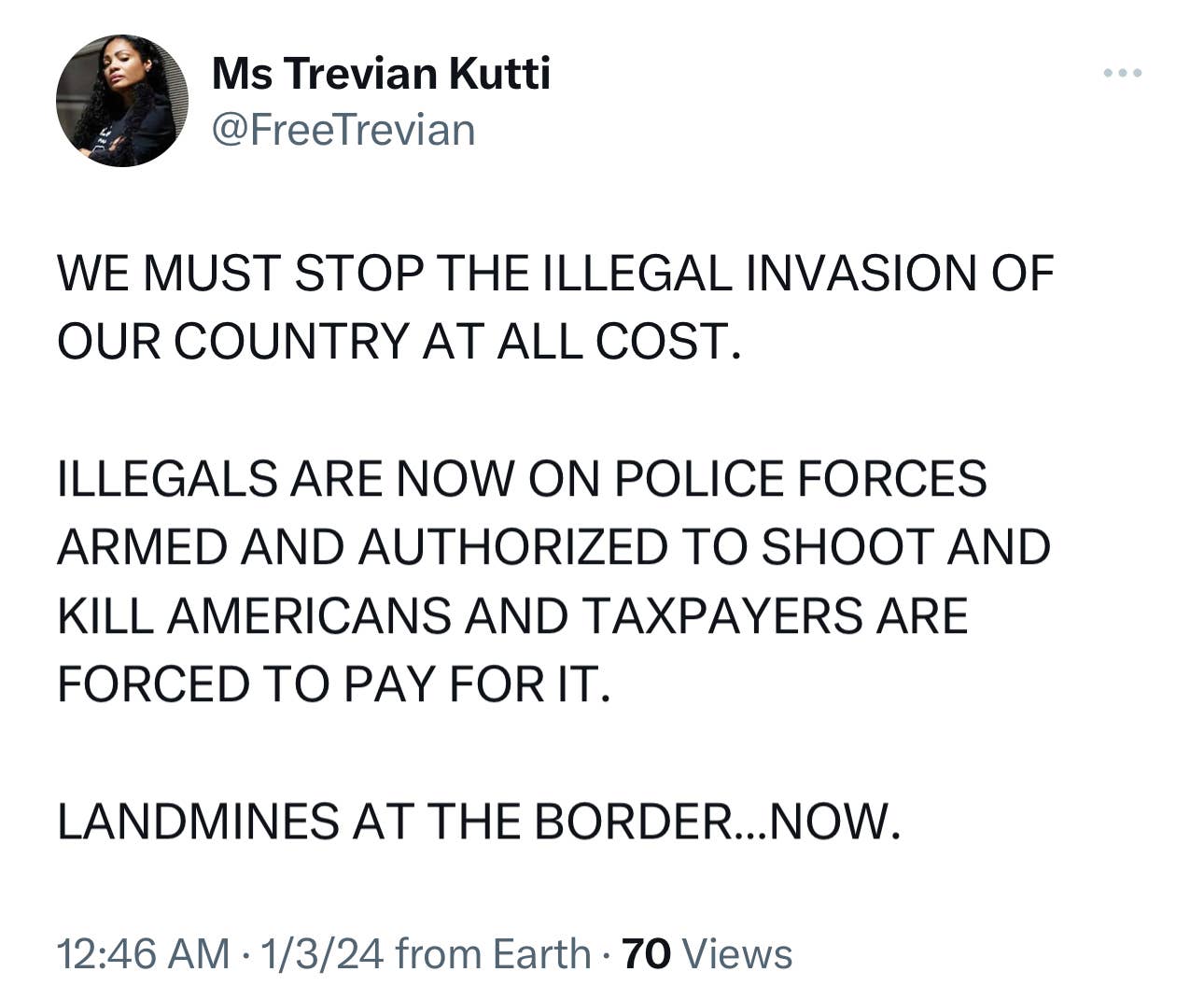 Trump Codefendant Trevian Kutti Wants Border “Landmines” and for Putin ...