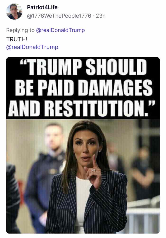 Trump Amplifies Retribution Themed Memes Against His Legal and ...