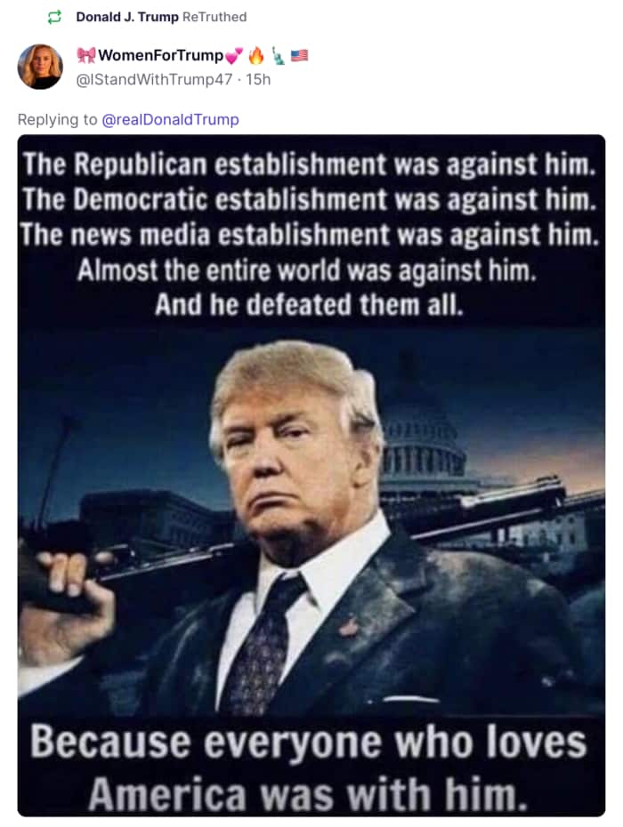 Trump Amplifies Retribution Themed Memes Against His Legal and ...