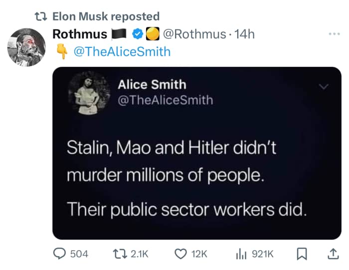 Elon Musk Retweet: "Hitler Didn't Murder Millions of People... Public ...