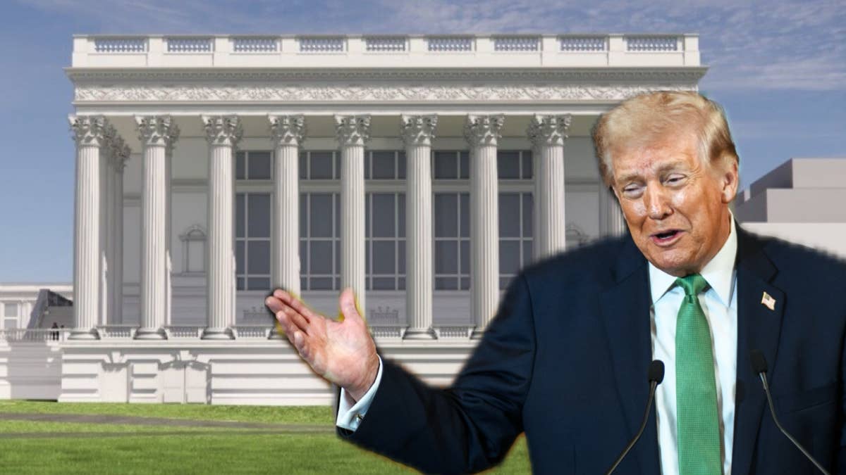 Trump Posts Ballroom Renderings as Gas Prices Rise and Poll Numbers ...