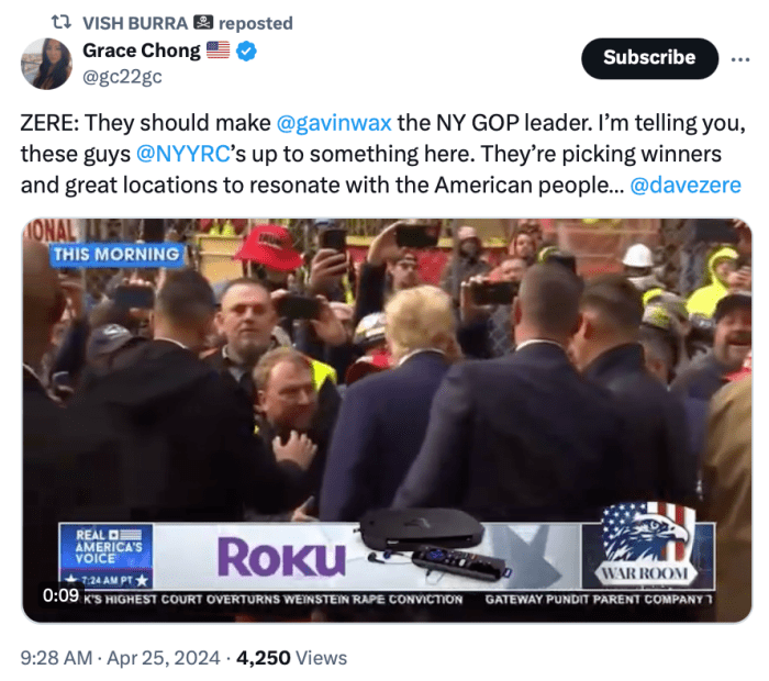 MAGA Republican Operatives Embedded in Trump "Union Worker" Pre-Trial ...