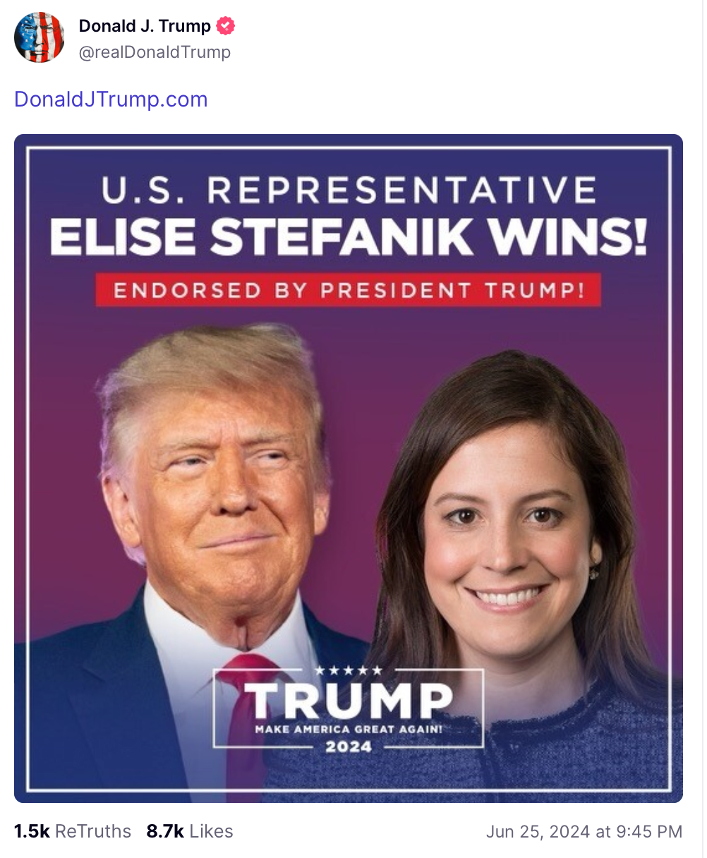Trump Takes Credit for Endorsing GOP Candidates Without Challengers ...