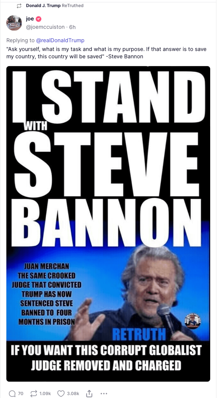 Trump Calls for Judge Merchan to Be Prosecuted Ahead of Sentencing ...