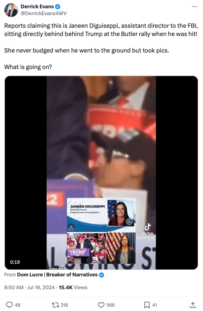 GOP Candidate Pushed False Claim of FBI Involvement In Trump ...