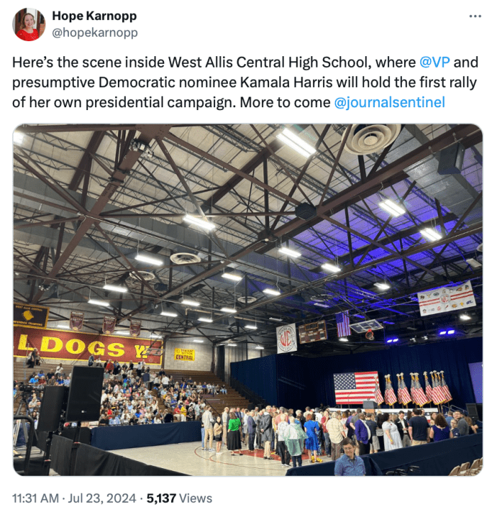 Desperate Trump Campaign Pushes Kamala Harris Crowd Size Hoax ...