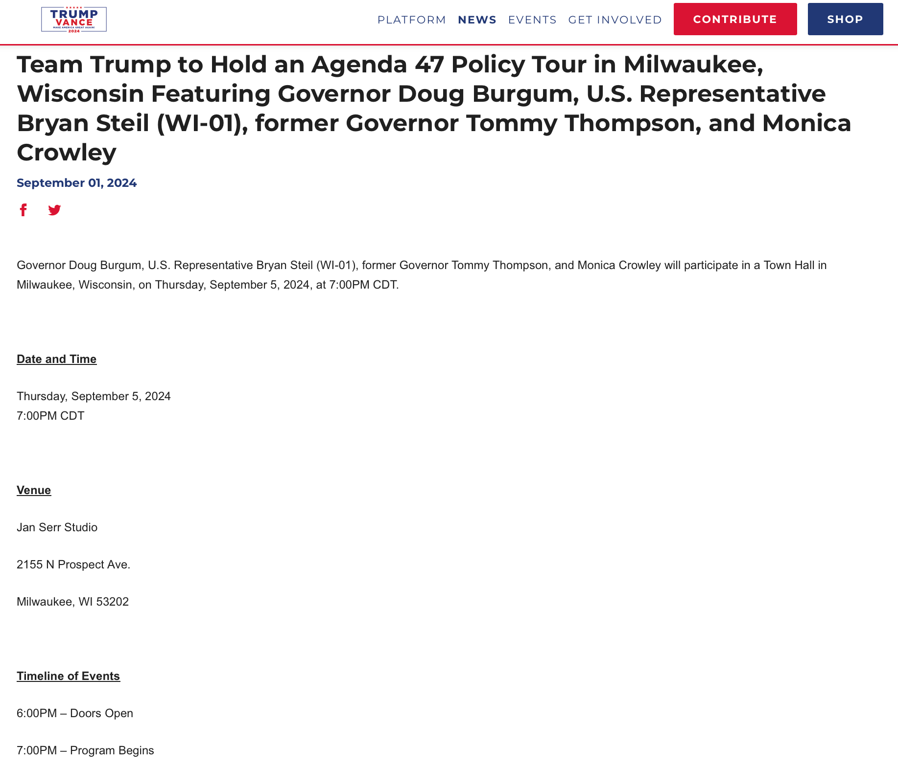 Trump Announces Project 2025 Contributor Will Join His "Agenda 47 ...