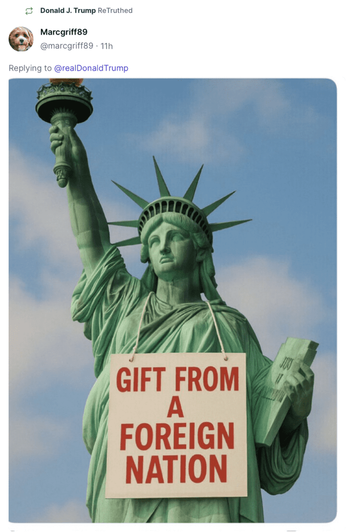 Trump Reposts Slew of Memes Defending his “Free” Qatari Jet, Boasting ...