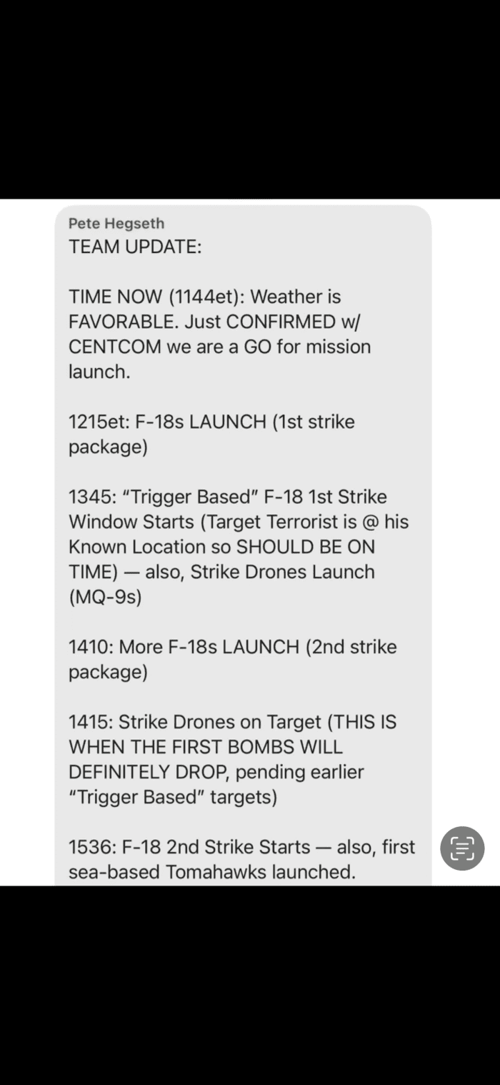 Read Here: The Atlantic Releases Full Leaked Signal Message Thread ...