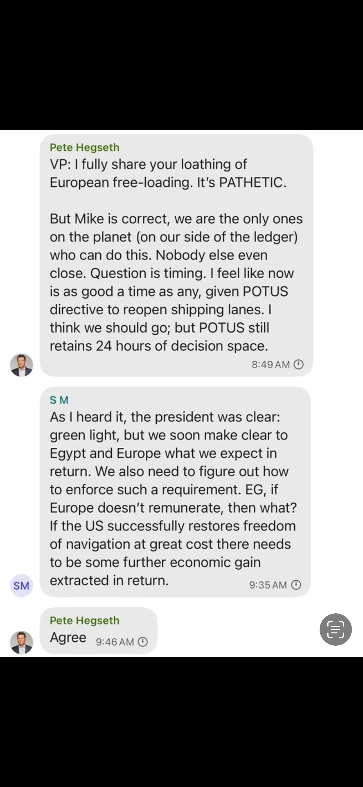 Read Here: The Atlantic Releases Full Leaked Signal Message Thread ...