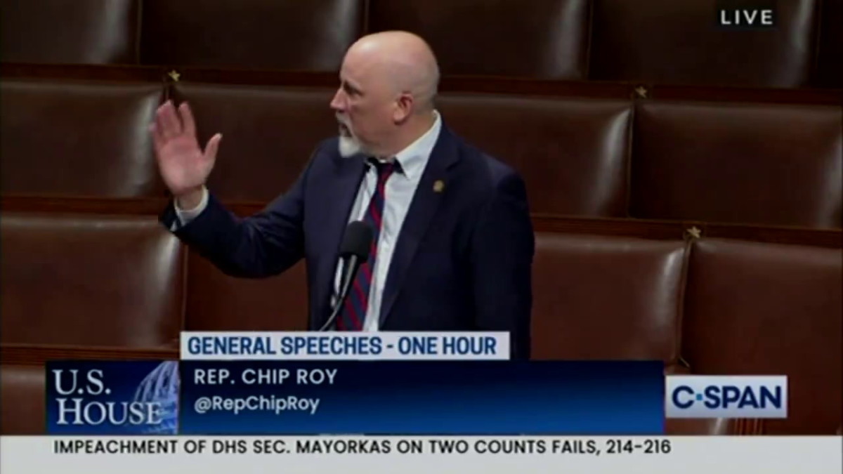 Chip Roy says Trump didn't close the border in any of his four years as ...