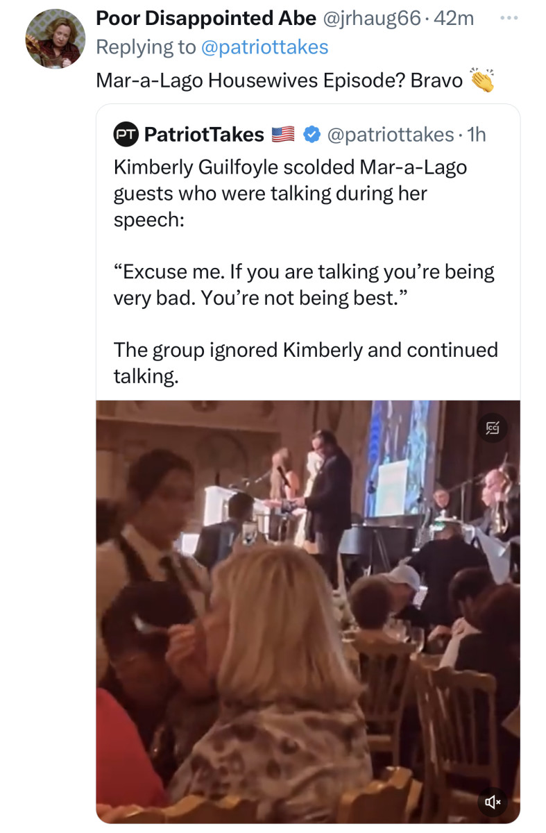 Twitter Reacts to Video of Kimberly Guilfoyle Scolding Mar-a-Lago ...
