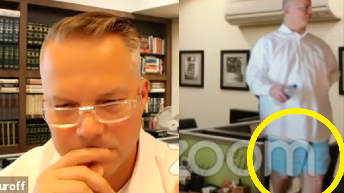 Lawyer in Trump's GA Case Caught With Pants Down on Zoom! - MeidasTouch ...