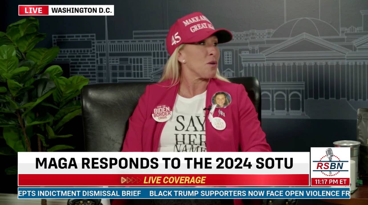 Marjorie Taylor Greene Offered a Competing "MAGA" State of the Union ...