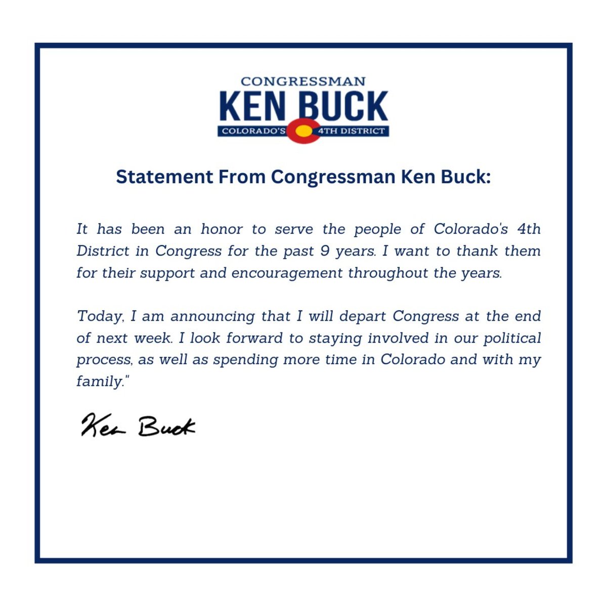 Ken Buck Leaving House Next Week - MeidasTouch News