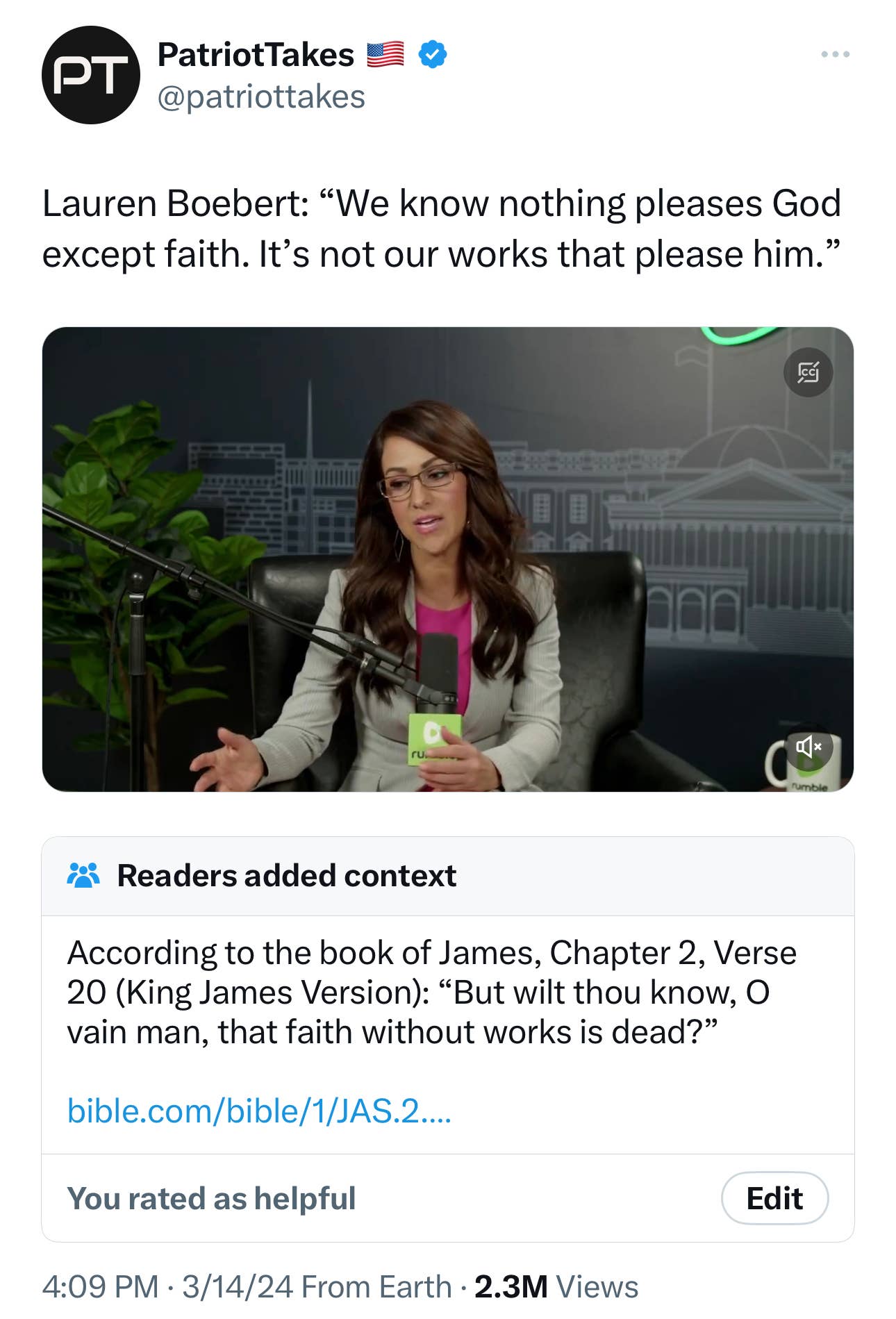 Twitter Slaps Lauren Boebert With Bible Verse Community Note ...